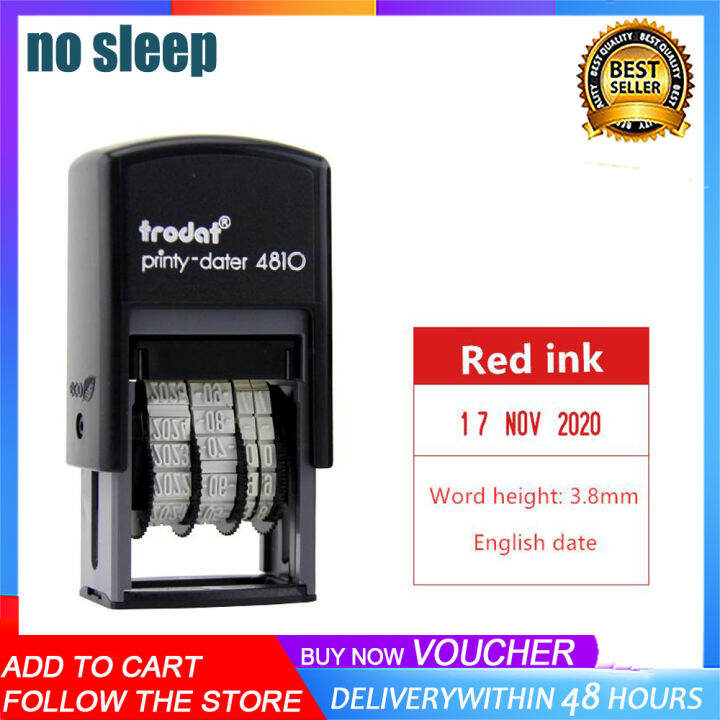Trodat Printy Dater 4810 Self Inking Date Stamp English/Chinese ...