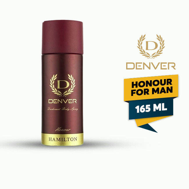 DENVER DEODORANT BODY SPRAY FOR MEN (HONOUR) – 165 ML | Lazada
