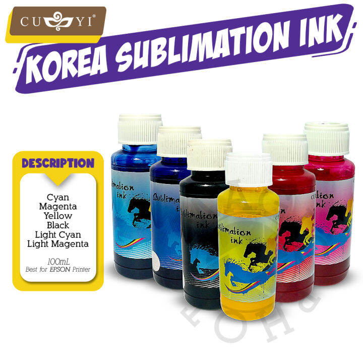 Magic photo 100ml CUYI Korea Sublimation Ink for Epson Printer Modified ...