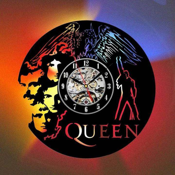 Williams Art House Foreign Trade Vinyl Clock Queen Band Record Wall ...