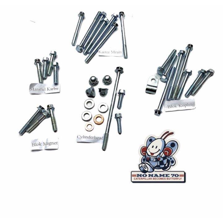 Baut mesin set honda win 100 win100 | Lazada Indonesia