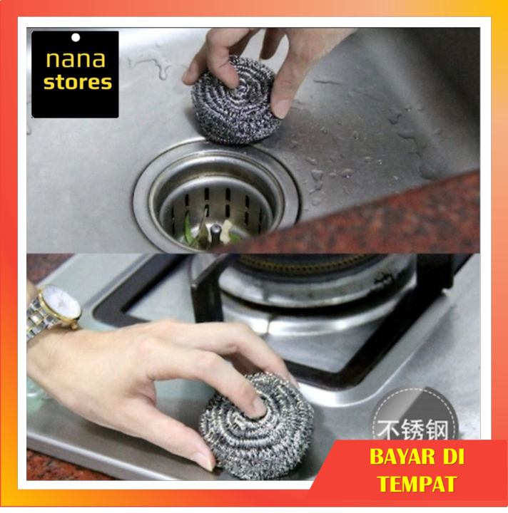Sabut Stainless Kawat Cuci Piring Ekonomis | Lazada Indonesia