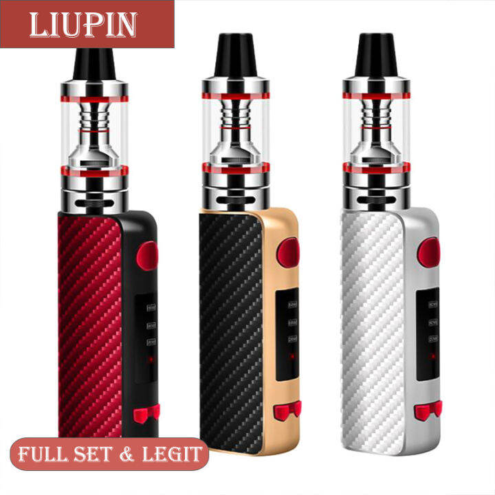LIUPIN 80W Mini Mech Box Mod 1300Mah Kits 510 Metal Body Battery ...