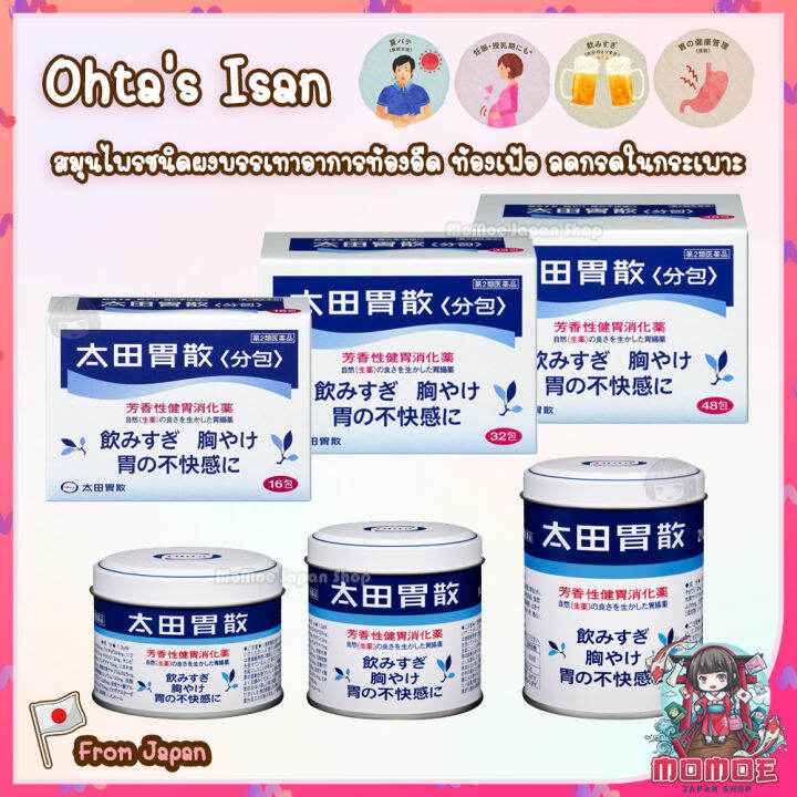 Ohta’s Isan สมุนไพรชนิดผงแก้ท้องอืด อาหารไม่ย่อย บรรเทาท้องอืด ท้องอืด ...