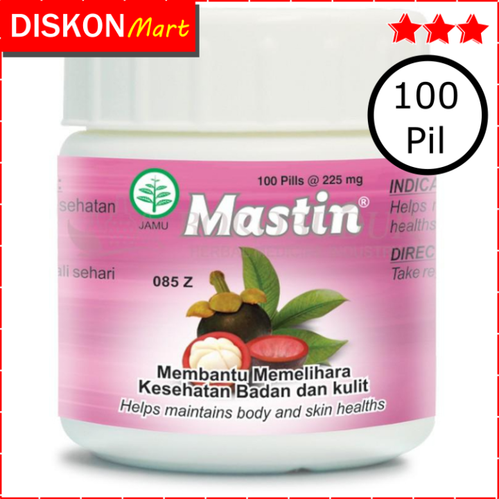 100 PIL JAMU MASTIN BOROBUDUR OBAT HERBAL KULIT MANGGIS XANTHONE UNTUK ...