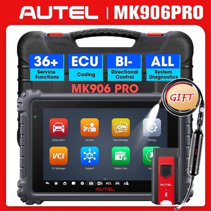 Autel Maxicom MK906 Pro MK906PRO Diagnostic Scanner Advanced ECU Coding Diagnostic Tool OBD2 ...