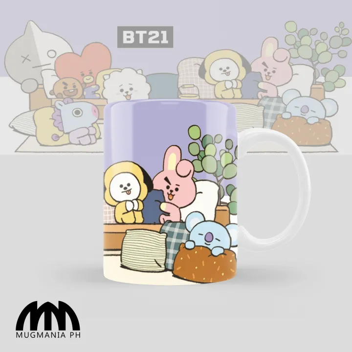 BTS x BT21 Mugs - Mugmania - BTS x BT21 Character - BT21 Character V8 ...