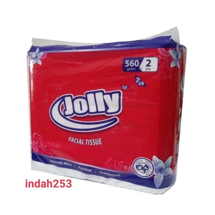 Tissue Jolly Facial 560 Gram Tisu Wajah Tissu Besar Halus Kiloan 560gr ...