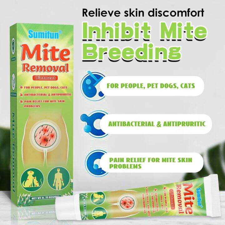 Sunifum MITE REMOVER Ointment Herbal Mite Removal Cream Inhibit Mite ...
