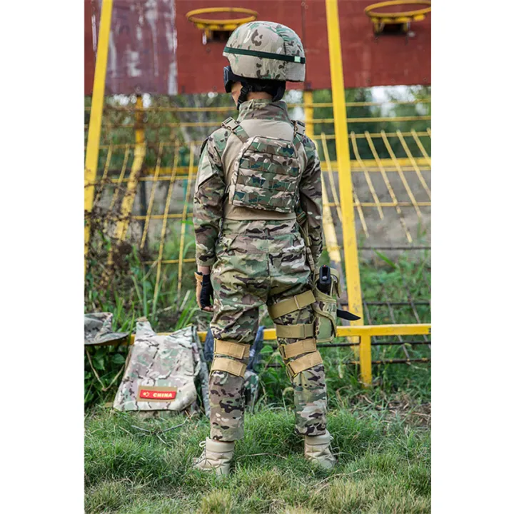 WW2 Teenager Boys Military Uniform Tactical Combat Jacket Pants Men ...