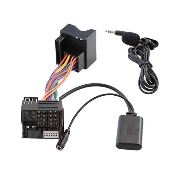 Tasico Bluetooth AUX Audio Cable Adapter Kit for BMW E60 E63 E64 E81 ...