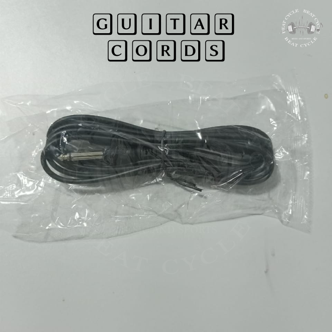 Heavy Duty Cord Electric Guitar and Amplifier Cable 3 meters black L ...