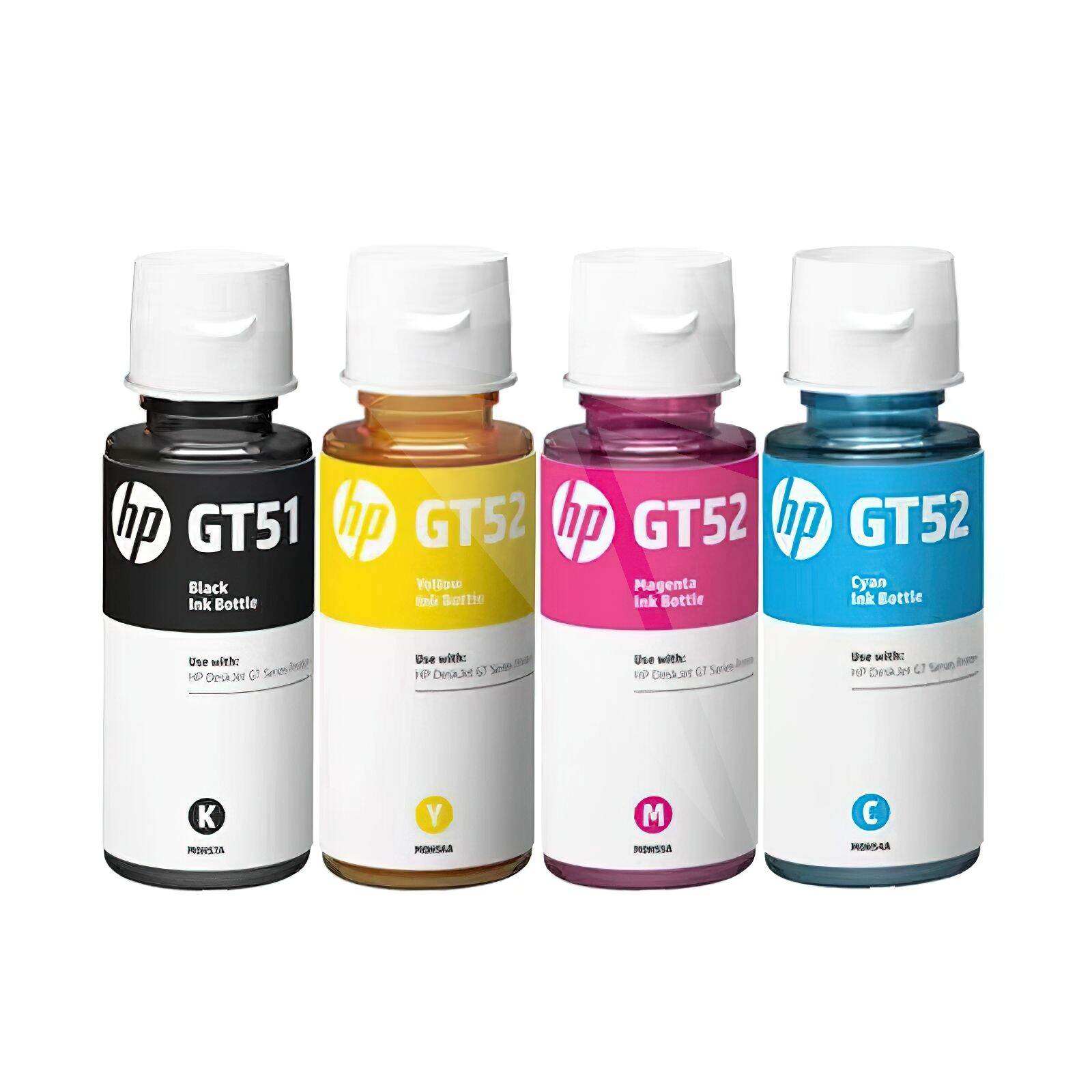 หมึก HP GT53 XL GT53 GT52 ชุด 4 สี 4 ขวด รับประกันคุณภาพของแท้ 100% ...
