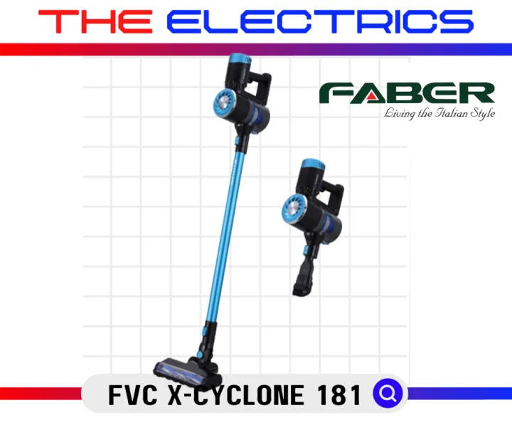 FABER 180W CORDLESS VACUUM FVC X-CYCLONE 181 | Lazada