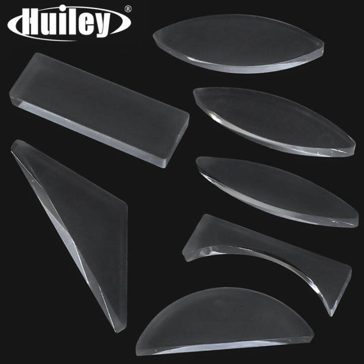 8 Acrylic Lenses Optics Experiment Kit Educational Tools Light ...