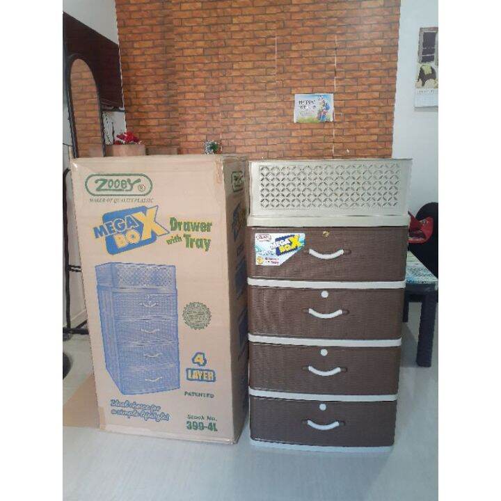 ZOOEY MEGA BOX DRAWER 4LAYER | Lazada PH