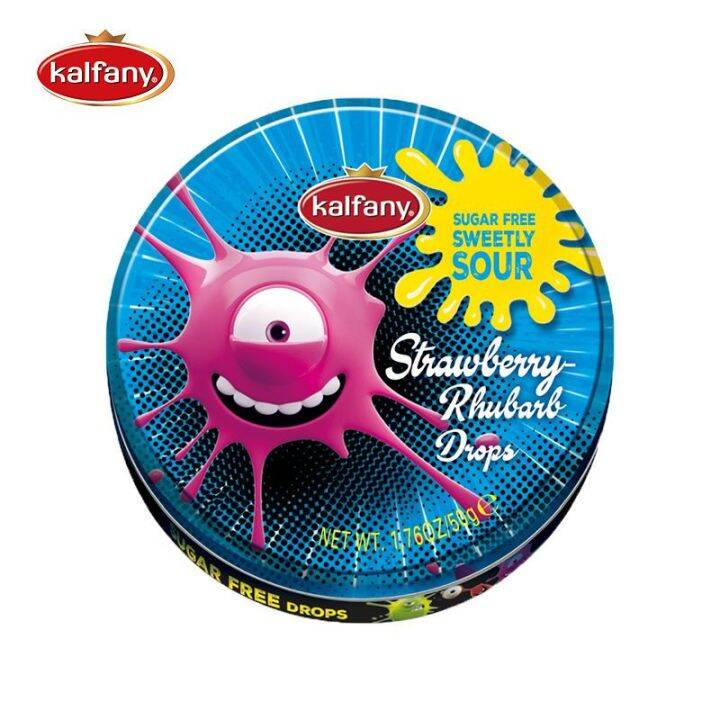 ZEJUN เยอรมนีนำเข้าลูกอมผลไม้ Carfanie 50g ลูกอมผลไม้ปราศจากน้ำตาล | Lazada.co.th