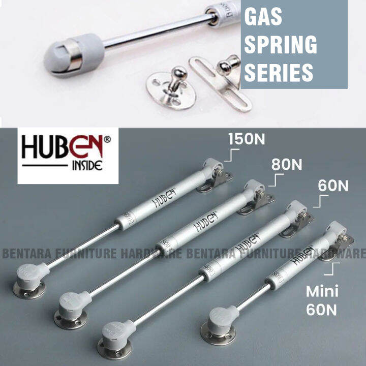 HUBEN UPWARD GAS SPRING 6 INCHI - 10 INCHI 60 / 80 / 100 / 150 NEWTON ...