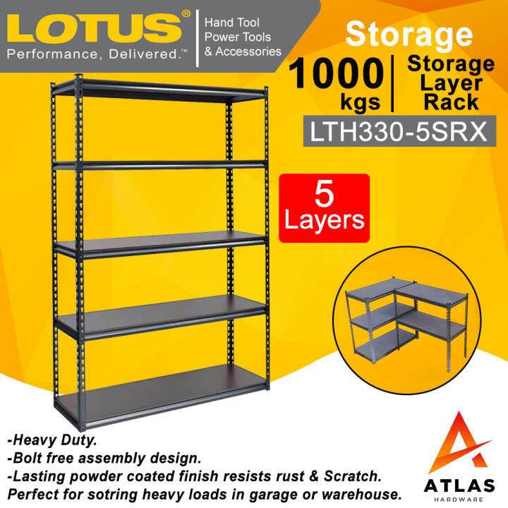 Lotus 5 Layer Storage Rack 1000kgs LTH330-5SRX | Lazada PH