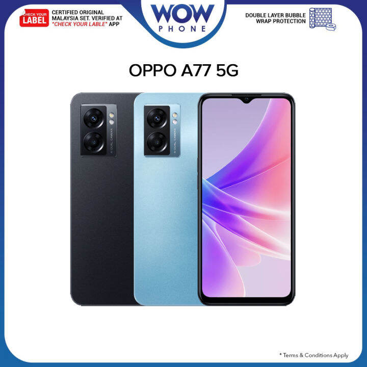 [READY STOCK] OPPO A77 5G [NEW MODEL] [6GB RAM | 128GB ROM], 1 Year ...