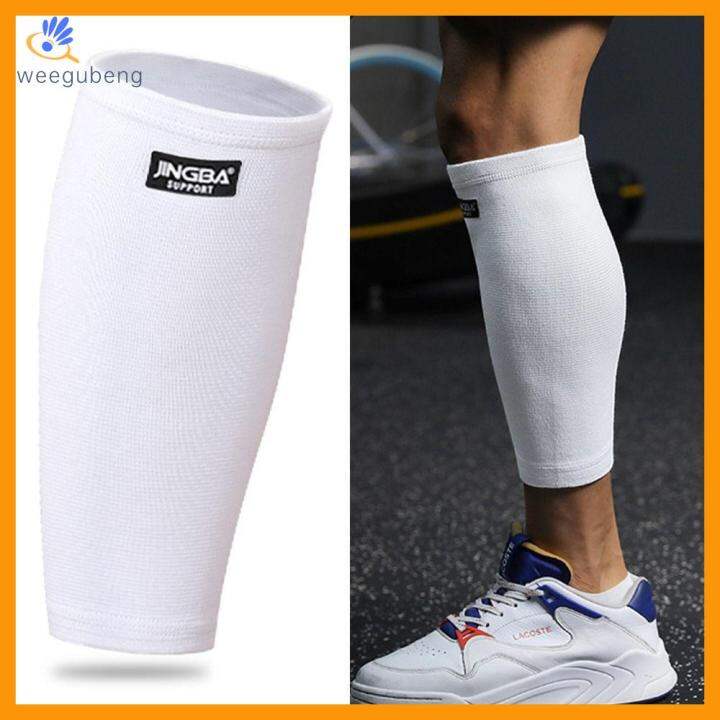 WEEGUBENG Elastic Calf Support White Knitting Shin Splint Calf ...