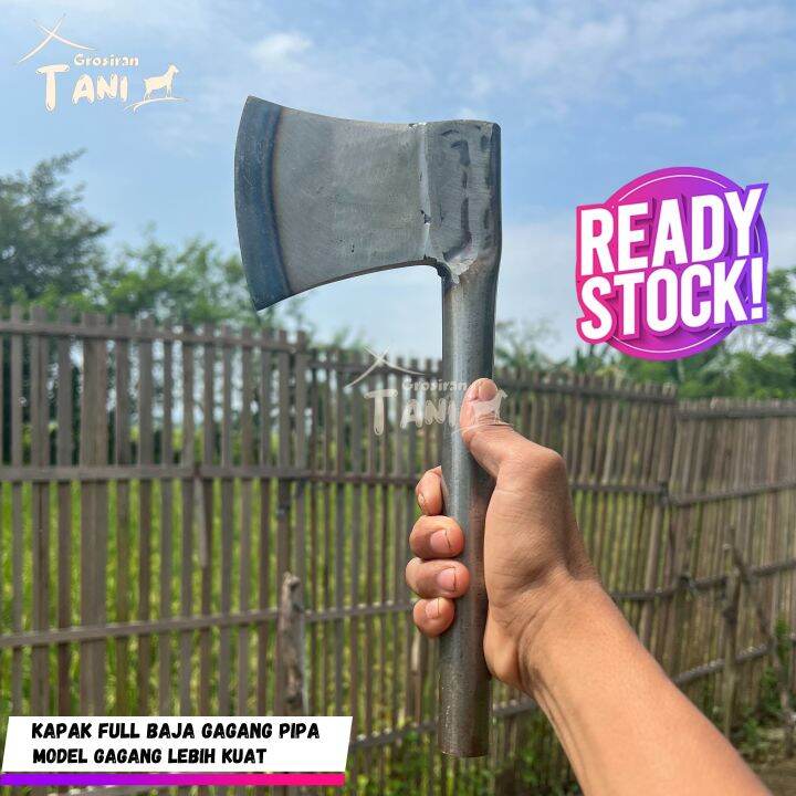 Kapak Gagang Besi Sambungan Pipa Bedah Lebih Kuat - Kampak Pemotong ...