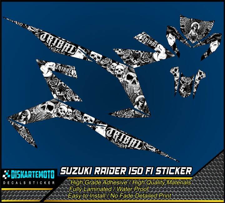 Raider 150 fi Sticker Tribal Design Sticker | Lazada PH