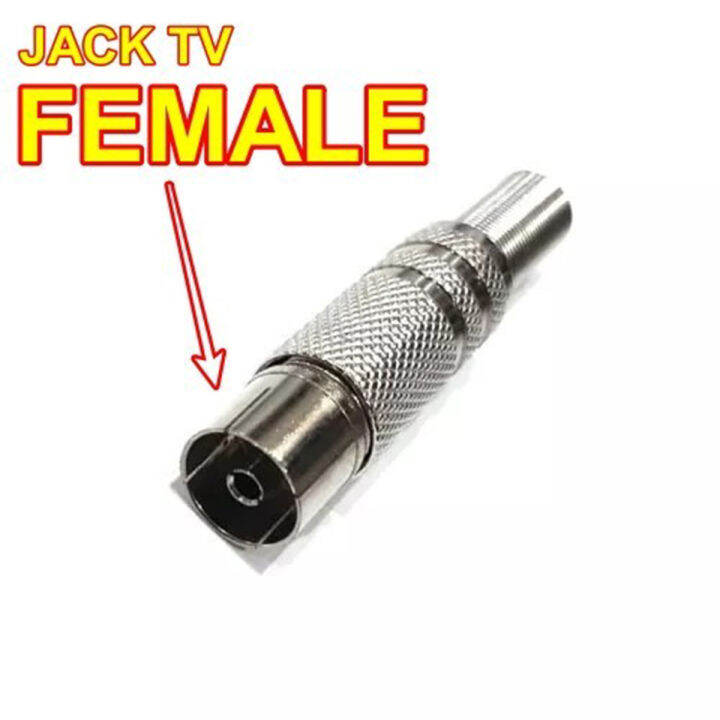 Jack Antena Tv Female Male Konektor Colokan Antena Jak Antenna Digital ...