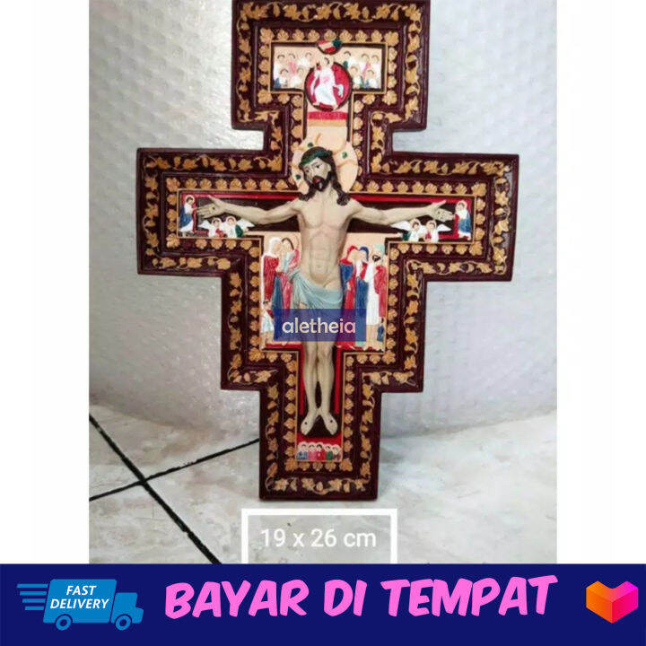 Salib San Damiano | Santo Damianus | Lazada Indonesia