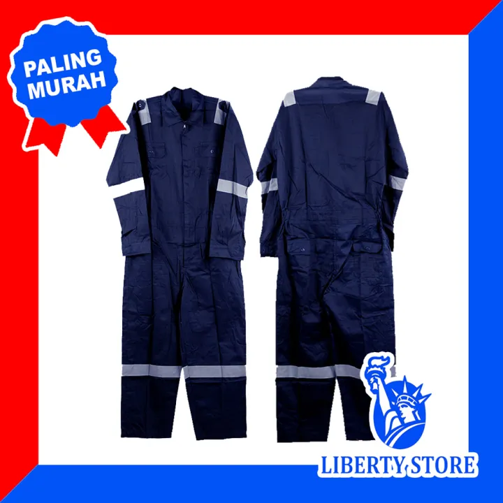 Baju Wearpack Langsungan Safety ASGARD Kerja Proyek Coverall Scotligh ...