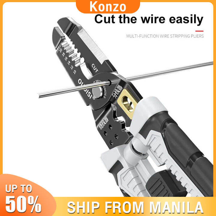 Wire Cutter Wire Stripper Heavy Duty Automatic Wire Stripper Tool for ...