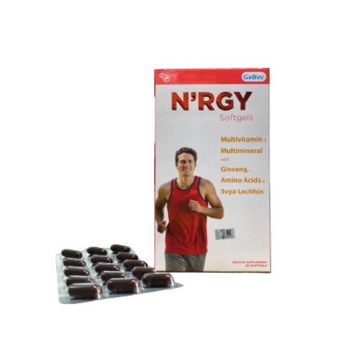 Geltec N'RGY Softgels 30s | Lazada