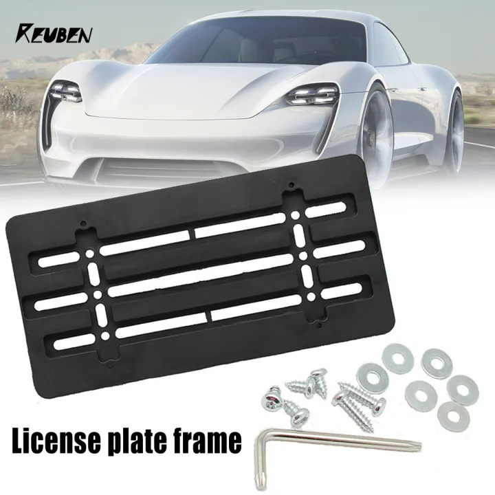 REUBEN Car Front License Plate Holder Mount Adapter Bumper Kit Bracket ...