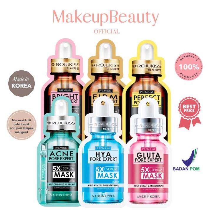 ROJUKISS Premium Sheet Mask | Lazada Indonesia