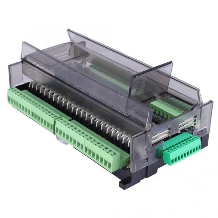 PLC Industrial Control Board FX3U-48MT Programmable Logic Controller 24 Input 24 Output 24V with ...