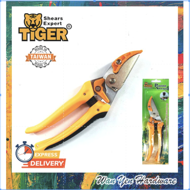 TIGER SHEARS EXPERT K-822 CUT AND HOLD FEATURE PRUNING SHEAR | Lazada