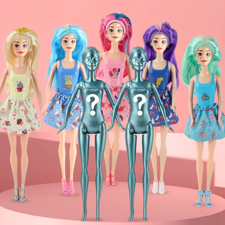 Color Reveal Dol Cute Color Reveal Doll Water Reveals Doll"s Look and ...