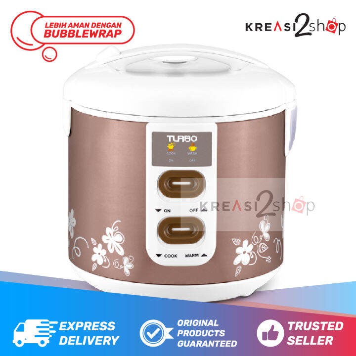 Turbo New Rice Cooker 2L / Penanak Nasi CRL1201 2 Varian Warna 400W ...