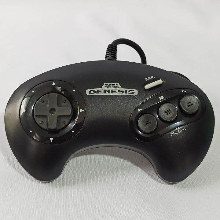 Original Sega Genesis Controller Black Model No. 1650 3-Button (Used ...