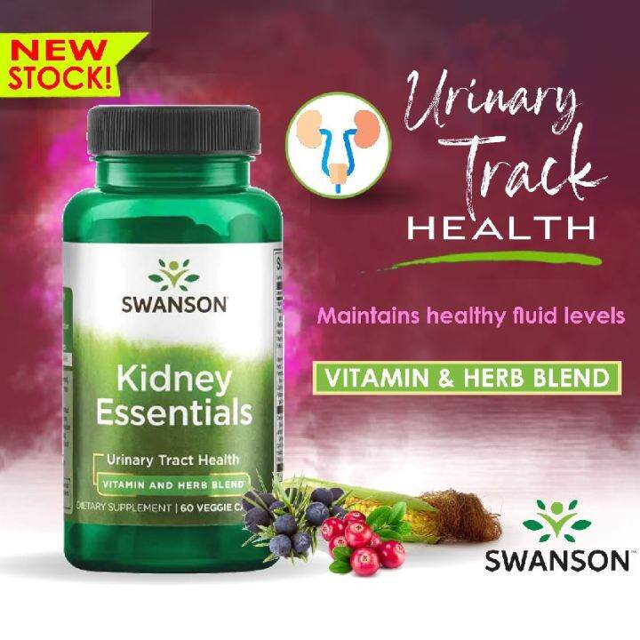 Swanson Kidney Essentials 60 caps with Cranberry | Lazada PH