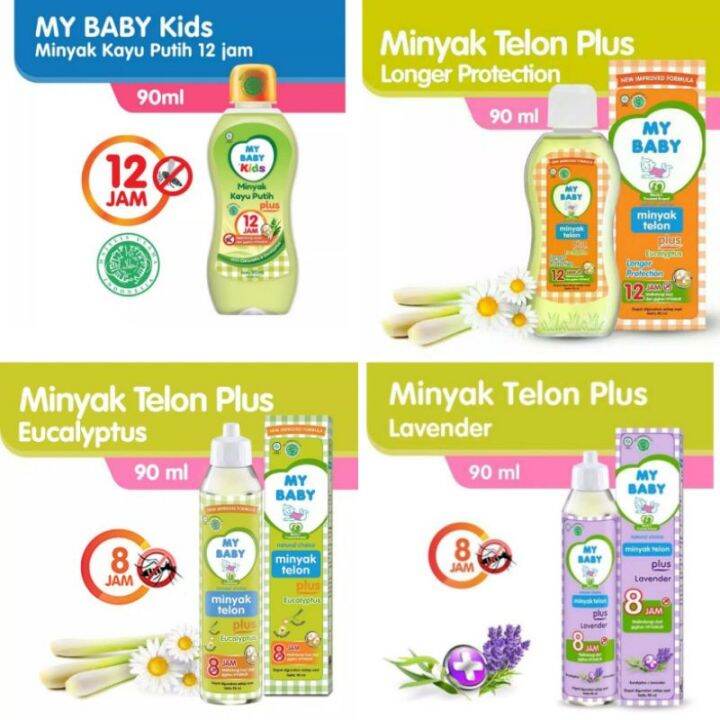 MY BABY Minyak Telon Plus Eucalyptus | Minyak Telon Lavender | Minyak ...