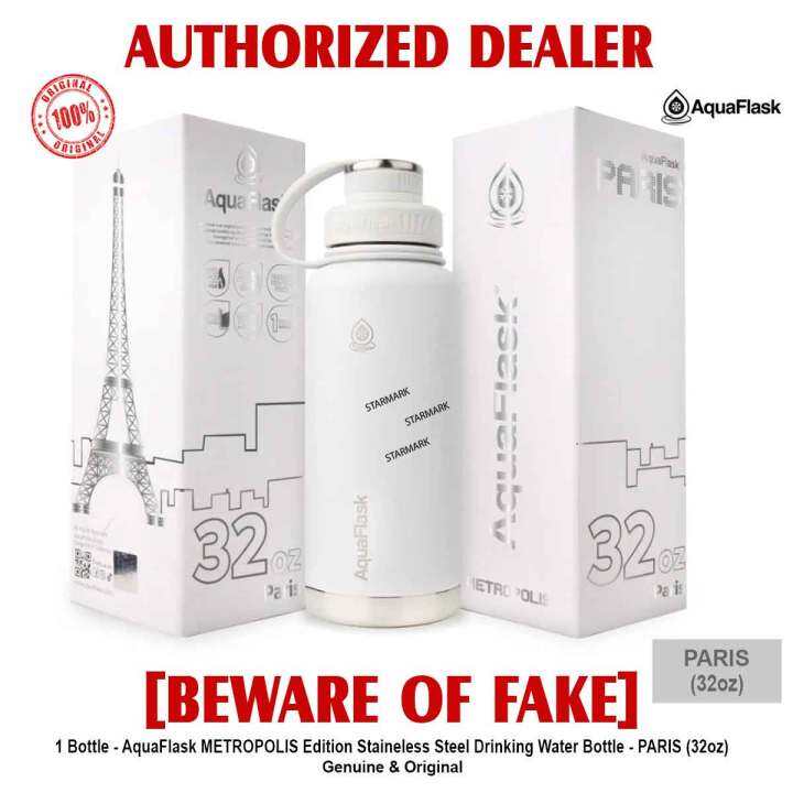 AQUAFLASK 32oz PARIS ( Metropolis Edition Collection ) Aqua Flask Wide ...