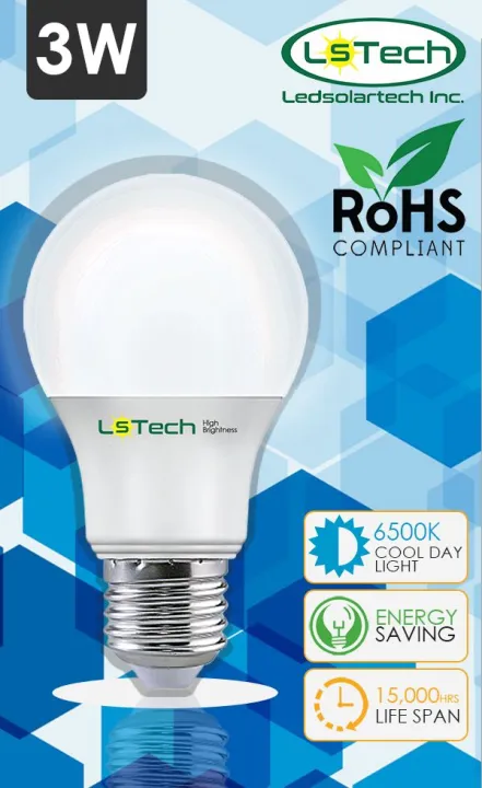 LSTECH HIGH BRIGHTNESS ENERGY SAVING 15000HOURS LIFE SPAN 6500K (WHITE ...