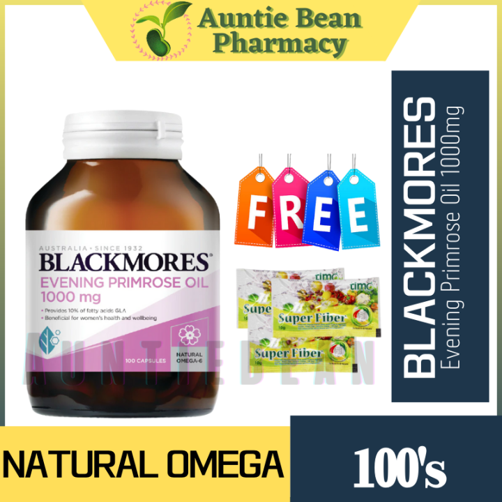 BLACKMORES Evening Primrose Oil EPO 1000mg 100 capsules exp:05/2024 ...