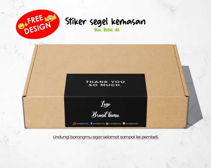 ukuran kertas A3+ STIKER SEGEL KEMASAN / PACKAGING SEAL / STIKER SEGEL ...