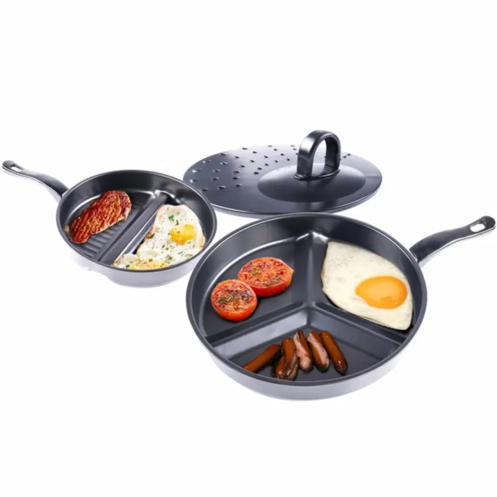 3 in 1 Premier Divide Wonder Tri-Pan Cooking Set | Lazada PH