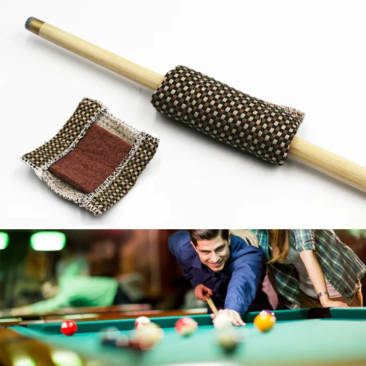 Billiard Cue Shaft Slicker Wiping Cloth Polishing Tools Snooker Towel ...