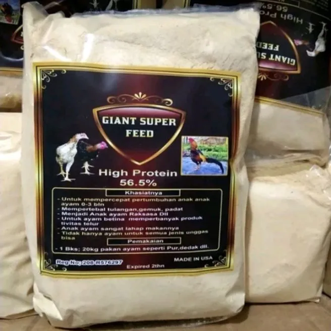 GIANT SUPER FEED high protein 56,5% pakan ayam raksasa cocok buat semua ...