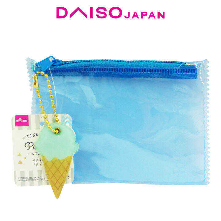 Daiso Vinyl Pouch with Charm | Lazada PH
