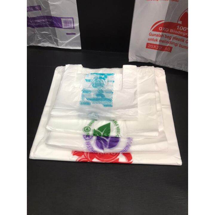 Eco King Oxo Bio Singlet Bag Plastick Tangkai Oxo Biodegradeble Plastic ...